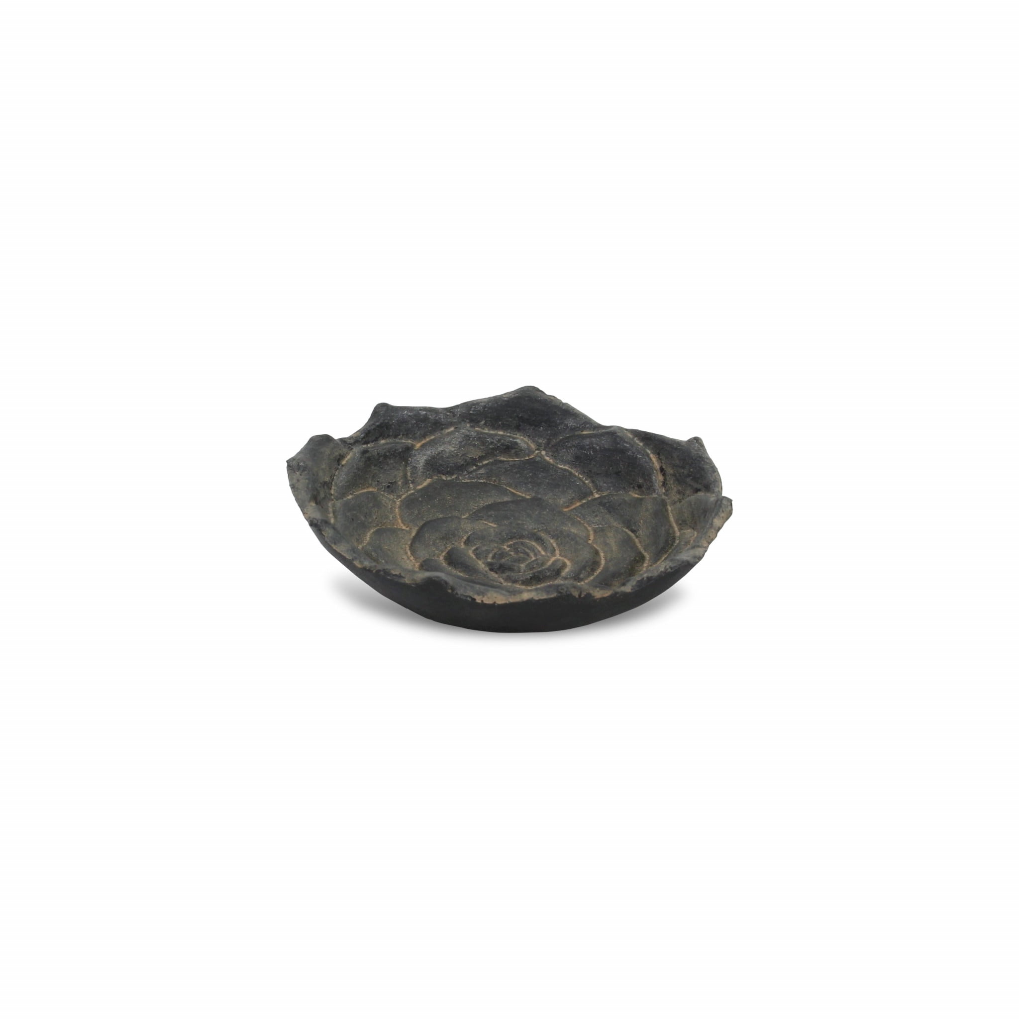 5" Black Novelty Metal Handmade Tray - Walmart.com