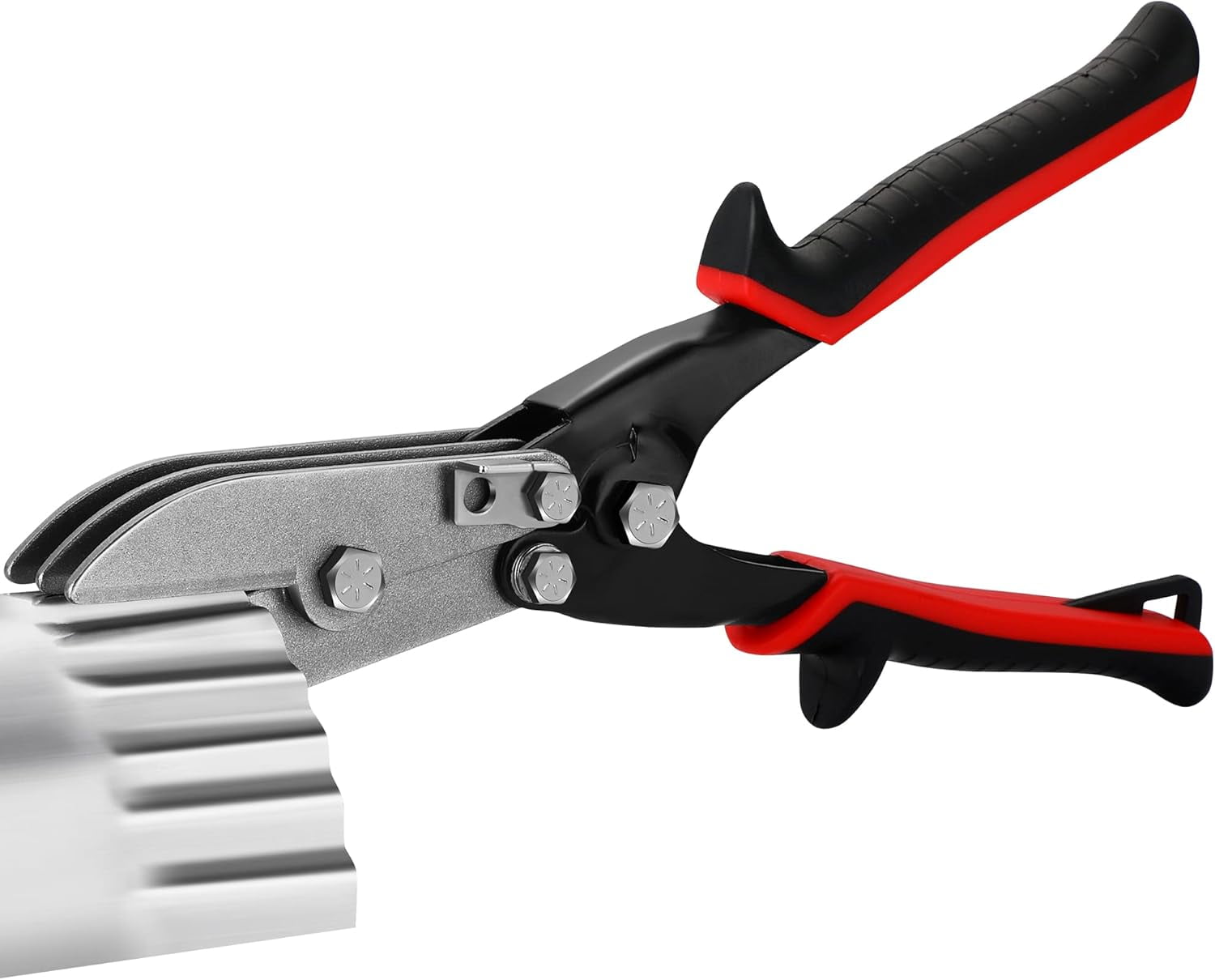 5 Blade Hand Crimper Sheet Metal Tools, HVAC Pipe Tool for 24-28 Gauge ...