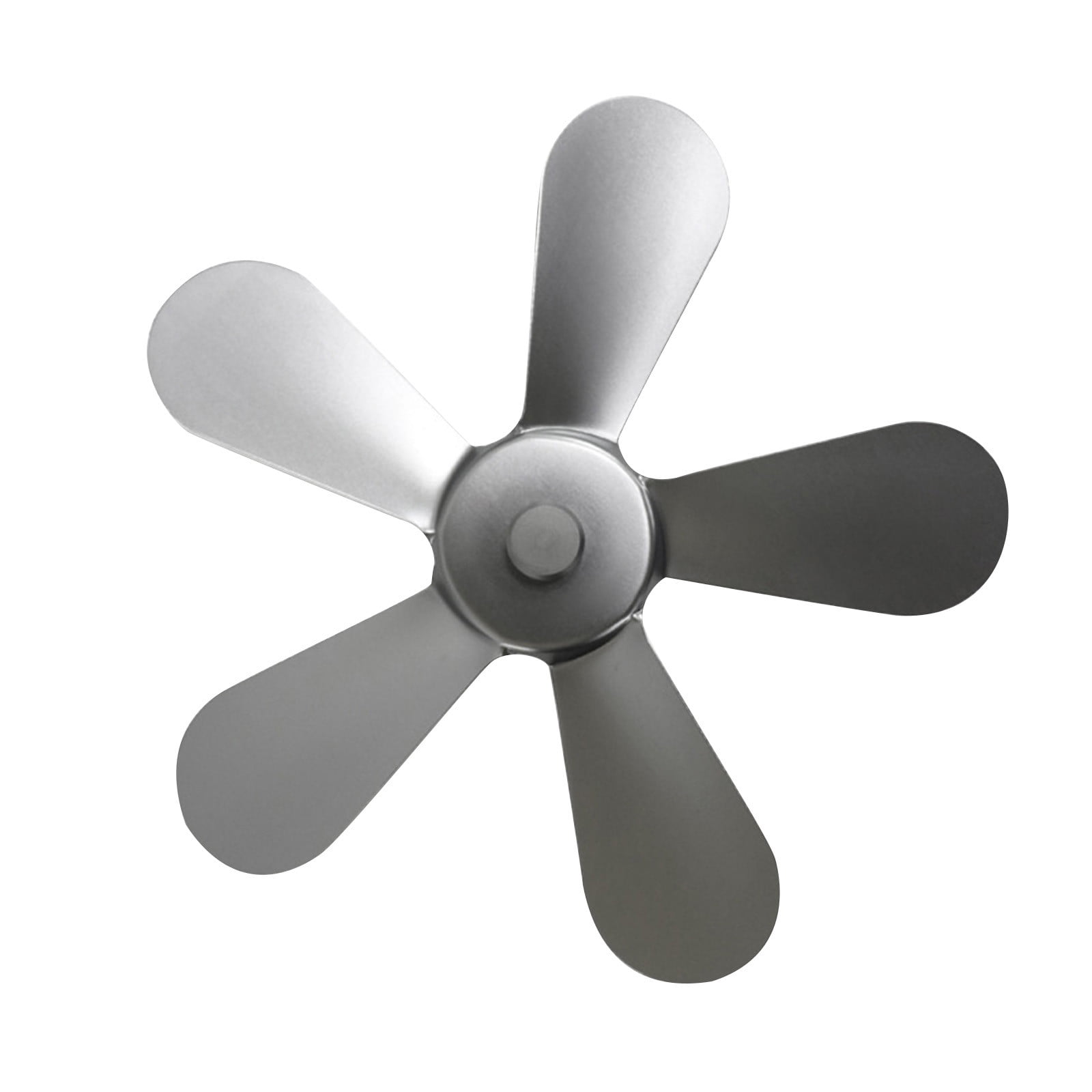 5 Blade Heat Powered Wood Stove Fan, Environmentally Friendly Fireplace ...