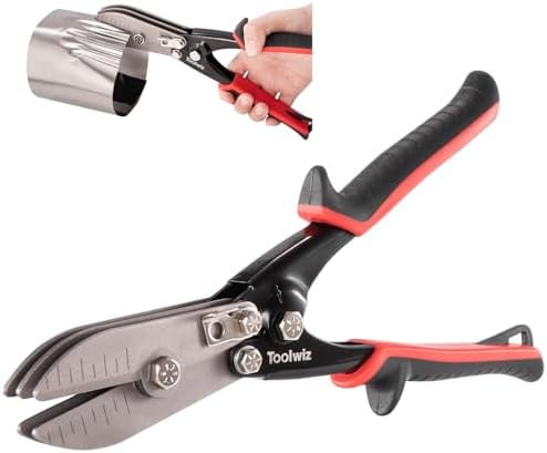 5 Blade Sheet Metal Tools, Duct Crimping Tool for 24-26 Gauge Downspout ...