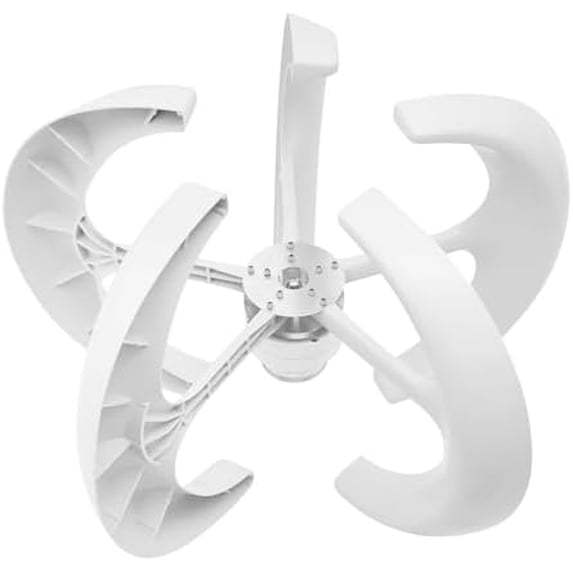 5-Blade Wind Turbine Generator, 600W 24V Wind Turbine Generator Kit ...