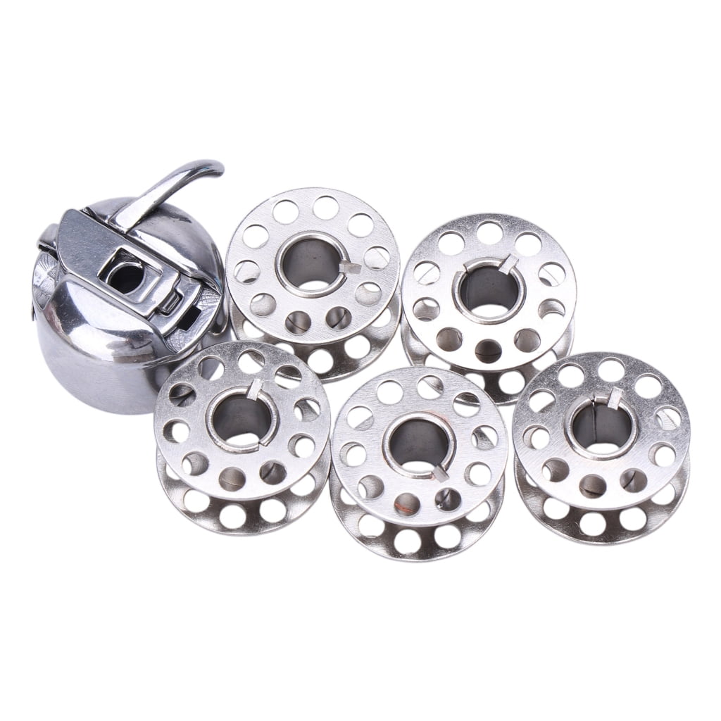 5 Bobbin+1 Bobbin for Case Set Sewing Machine New - Walmart.com