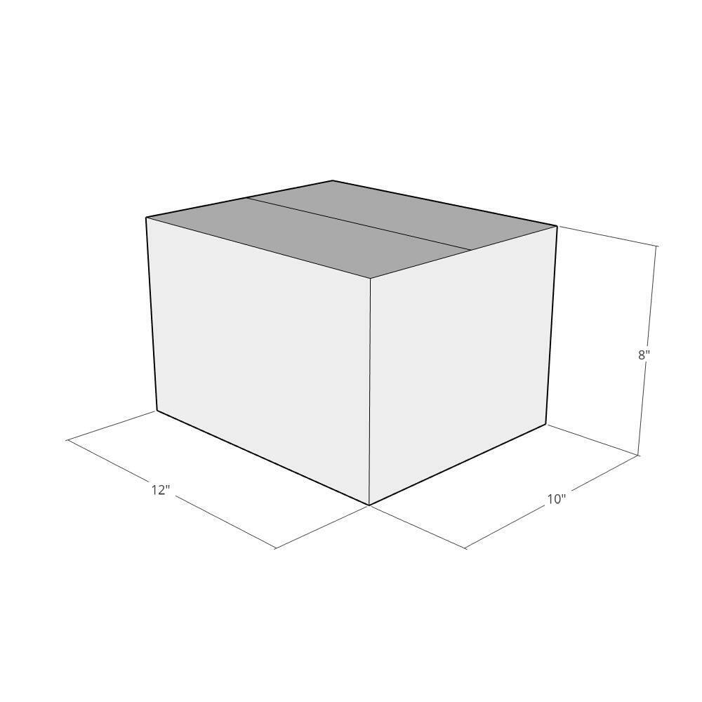 5 Boxes 12x10x8 White 32 ECT - New for Packing or Shipping Needs ...
