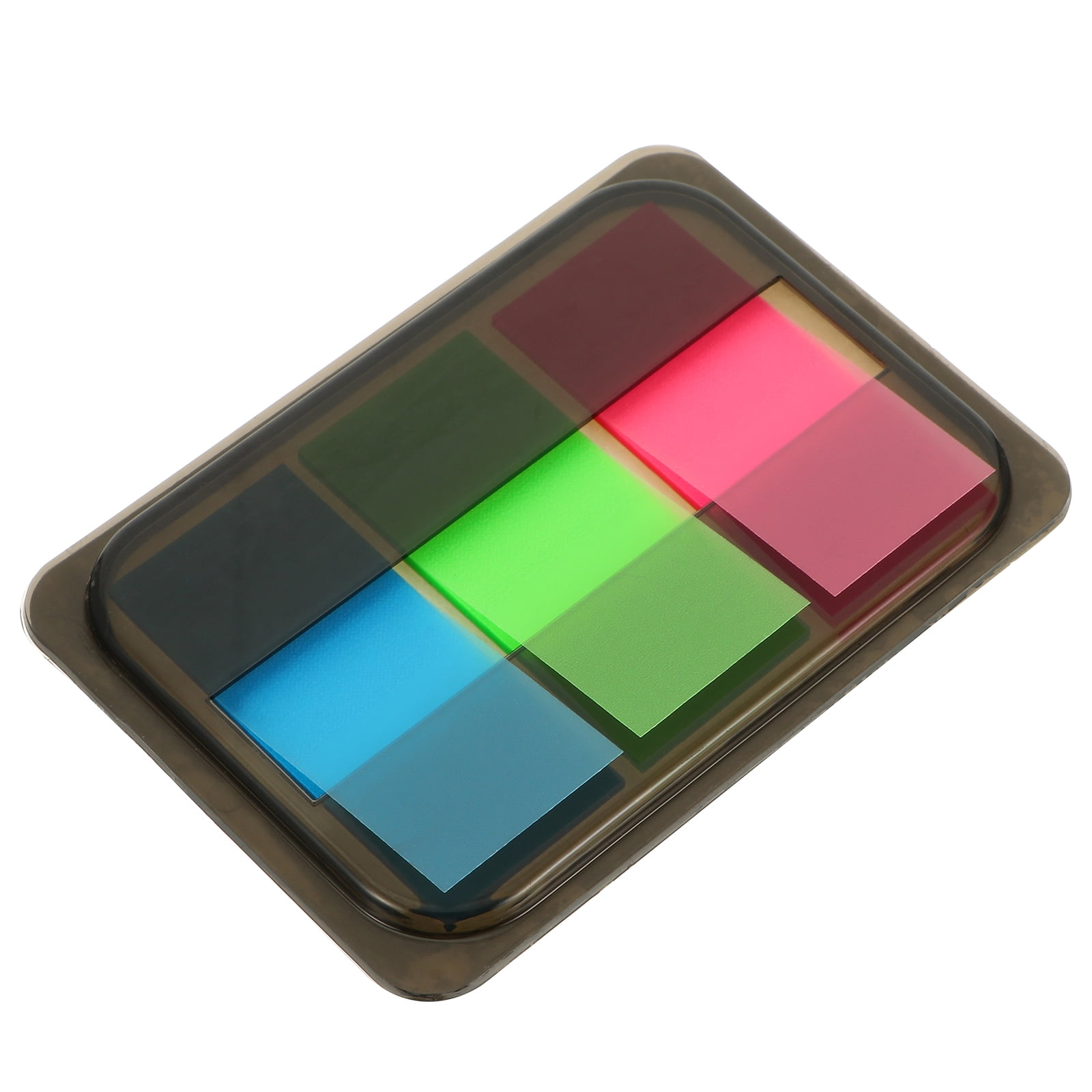 5 Boxes Adhesive Notes Fluorescent Color Memos Times Stickers Black ...