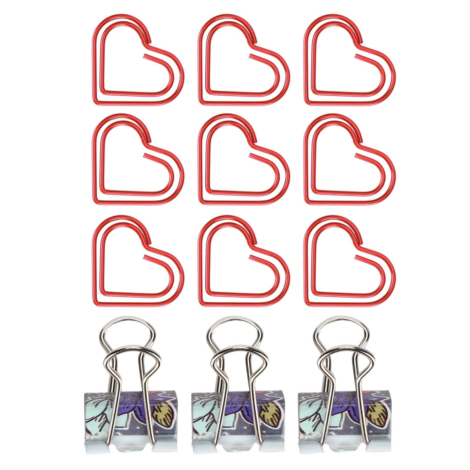 5 Boxes Binder Paper Clips Metal Clamps Simple Creativity Handcraft ...