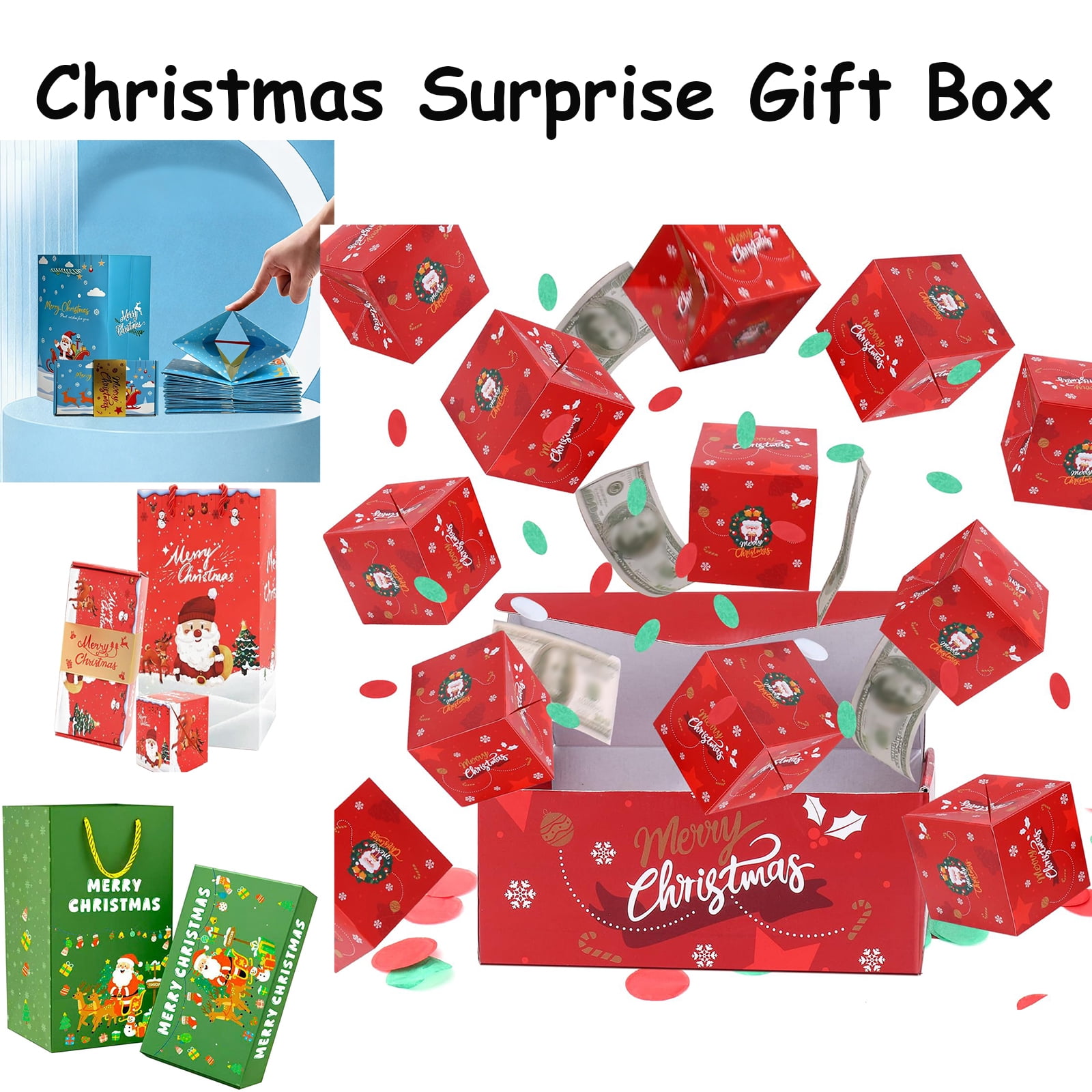 5 Boxes Explosion Gift Box, Pop-Up Money Gift Box, Surprise Gift Box ...