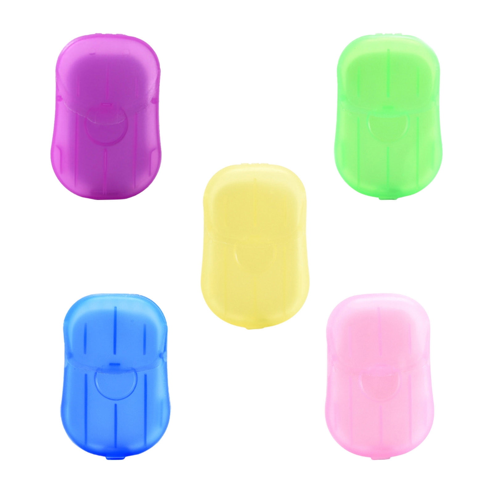 5 Boxes Of 100pcs Travel Size Soap Outdoor Disposable Sanitary Soap ...