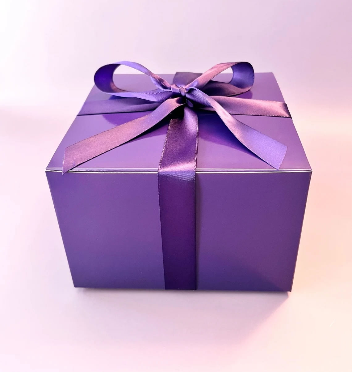 5 Boxes Purple Gift Box 6x6x4 inch for Gift Gifting, Wedding, Birthdays ...