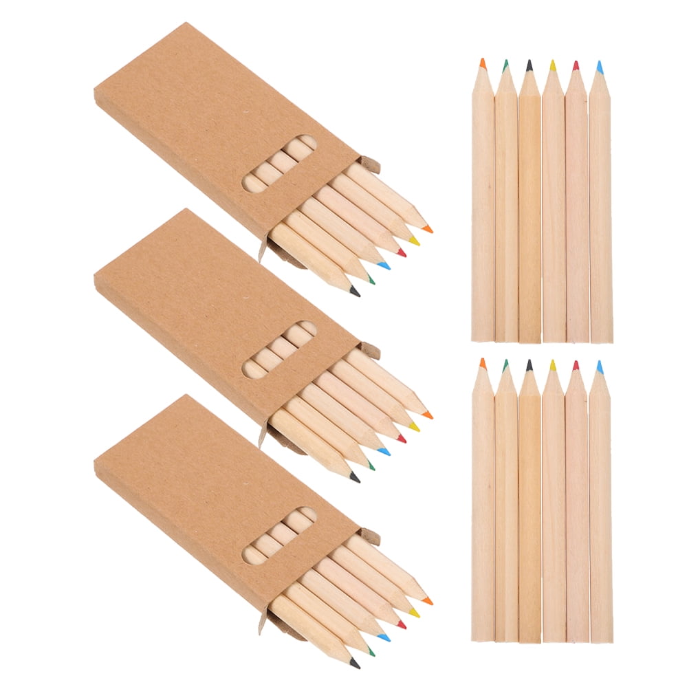 5 Boxes of Portable Mini Colored Pencils Multi-Use Color Pencils for ...