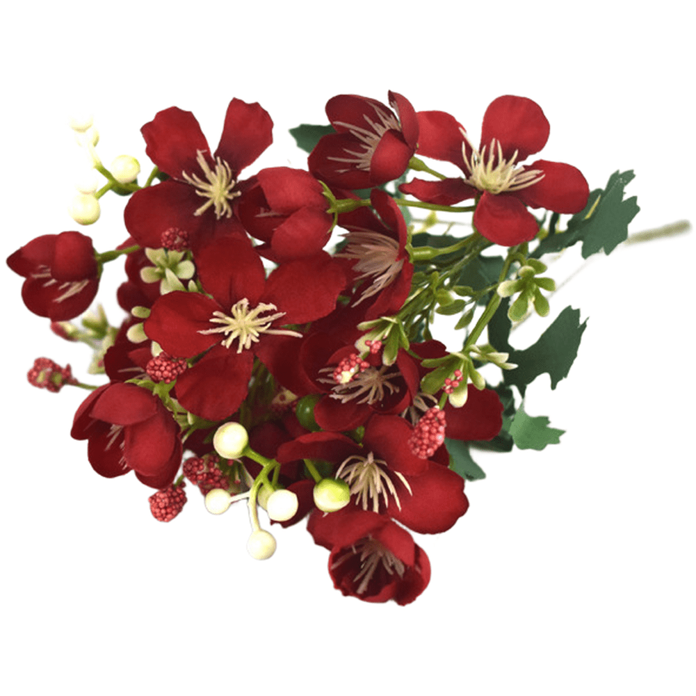 5 Branch FOR cherry blossom bouquet Artificial flowers For Wedding Home ...