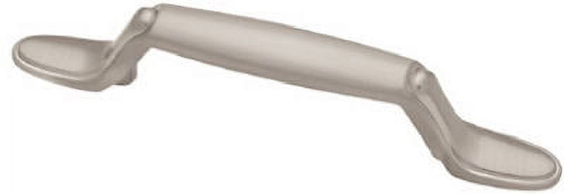 5" Brushed Satin Nickel Decorative Spoon Foot Pull, Each - Walmart.com