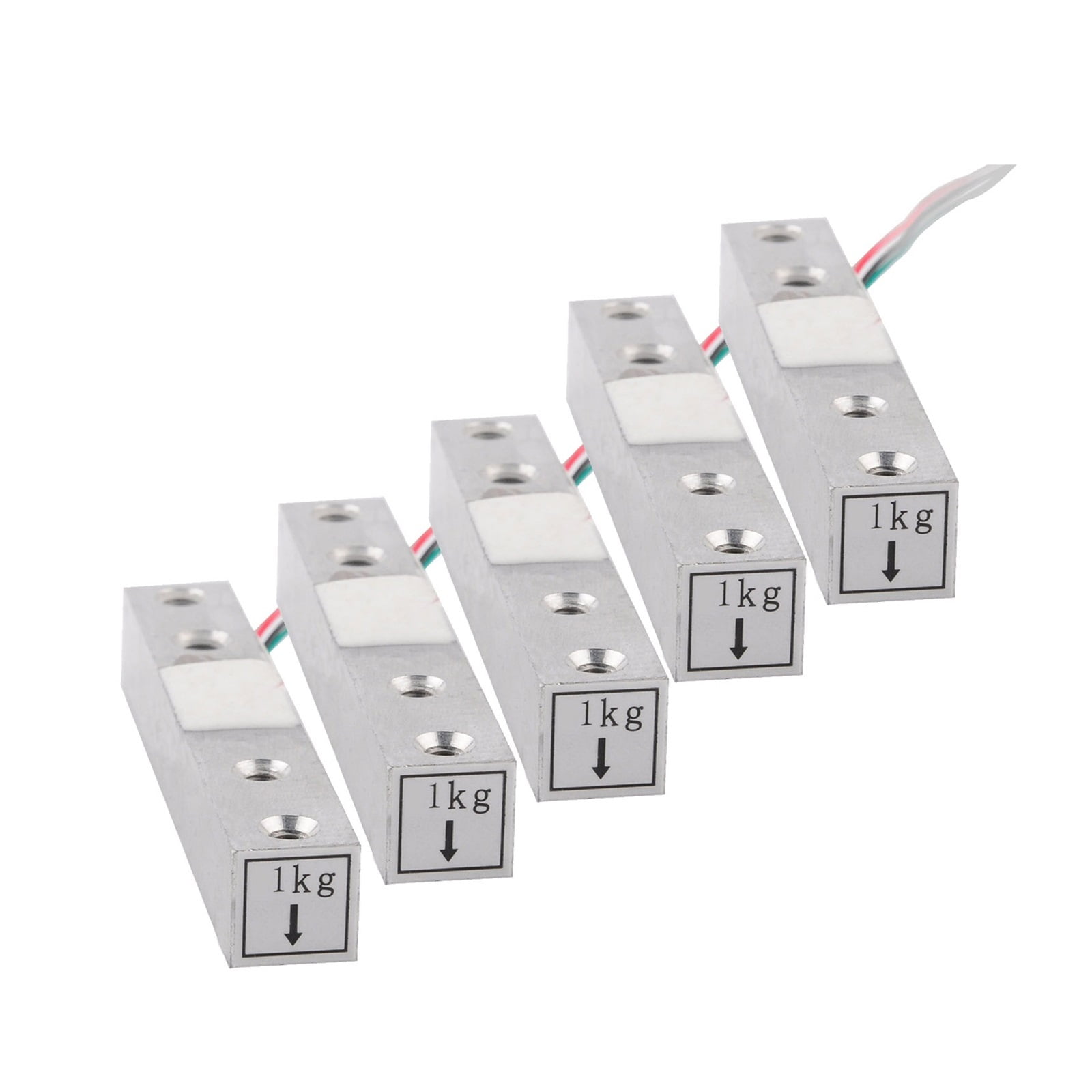 5 Buah Sensor Beban Mikro Sel Berat Elektronik Skala Aluminium Paduan ...