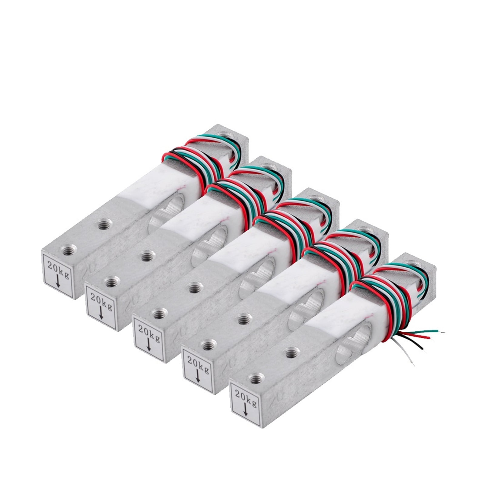 5 Buah Sensor Beban Mikro Sel Berat Elektronik Skala Aluminium Paduan ...