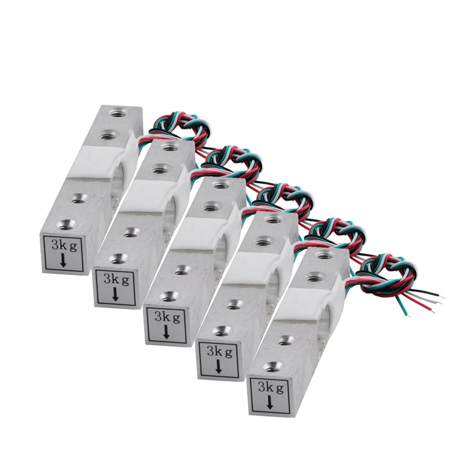 5 Buah Sensor Beban Mikro Sel Berat Elektronik Skala Aluminium Paduan ...