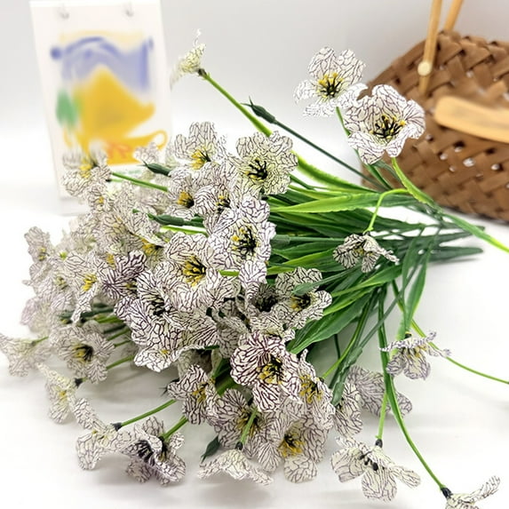 5 Bundles Artificial Flowers for Outdoor & Indoor Decoration – No Fade ...