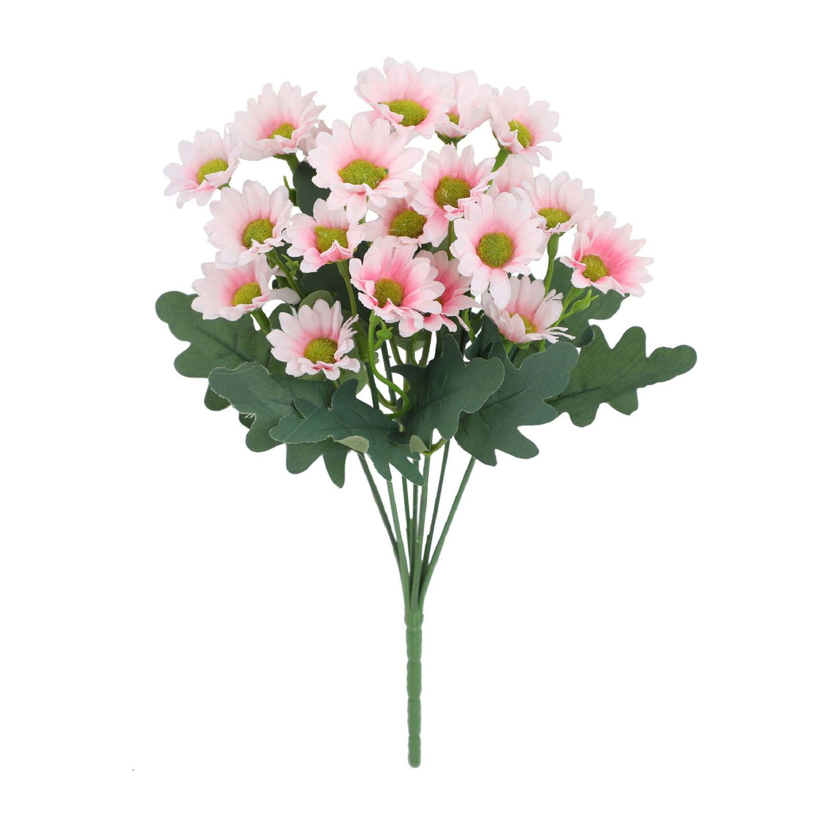 5 Bundles Artificial Mums Fake Daisy Flowers For Home Wedding Decor ...
