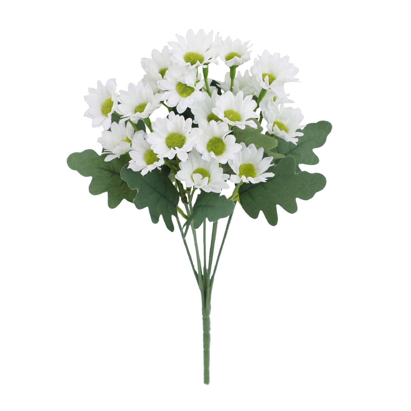 5 Bundles Artificial Mums Fake Daisy Flowers For Home Wedding Decor ...