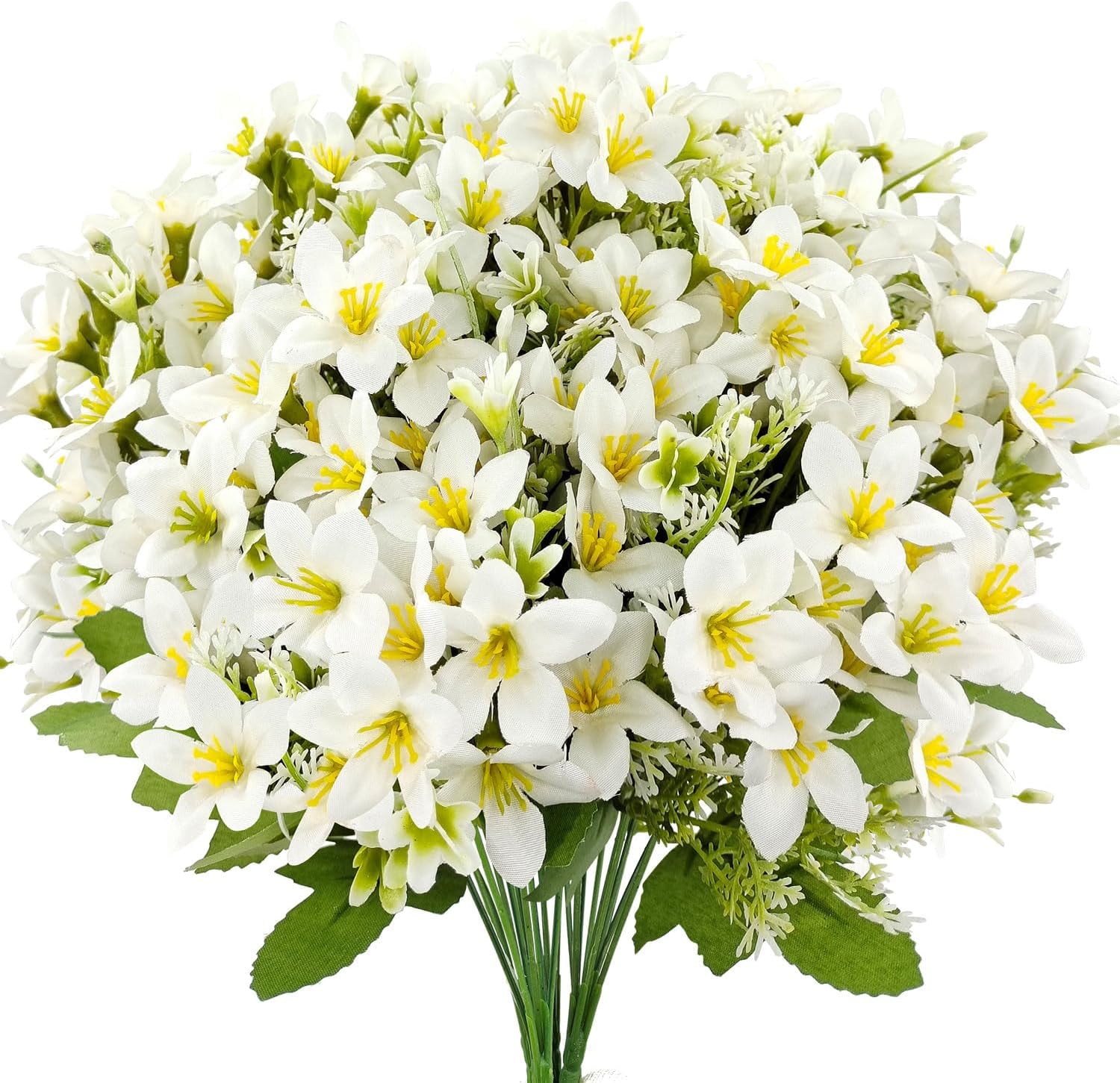 5 Bundles Artificial Silk Lily Flowers Fake Lilies Floral Faux Bouquet ...