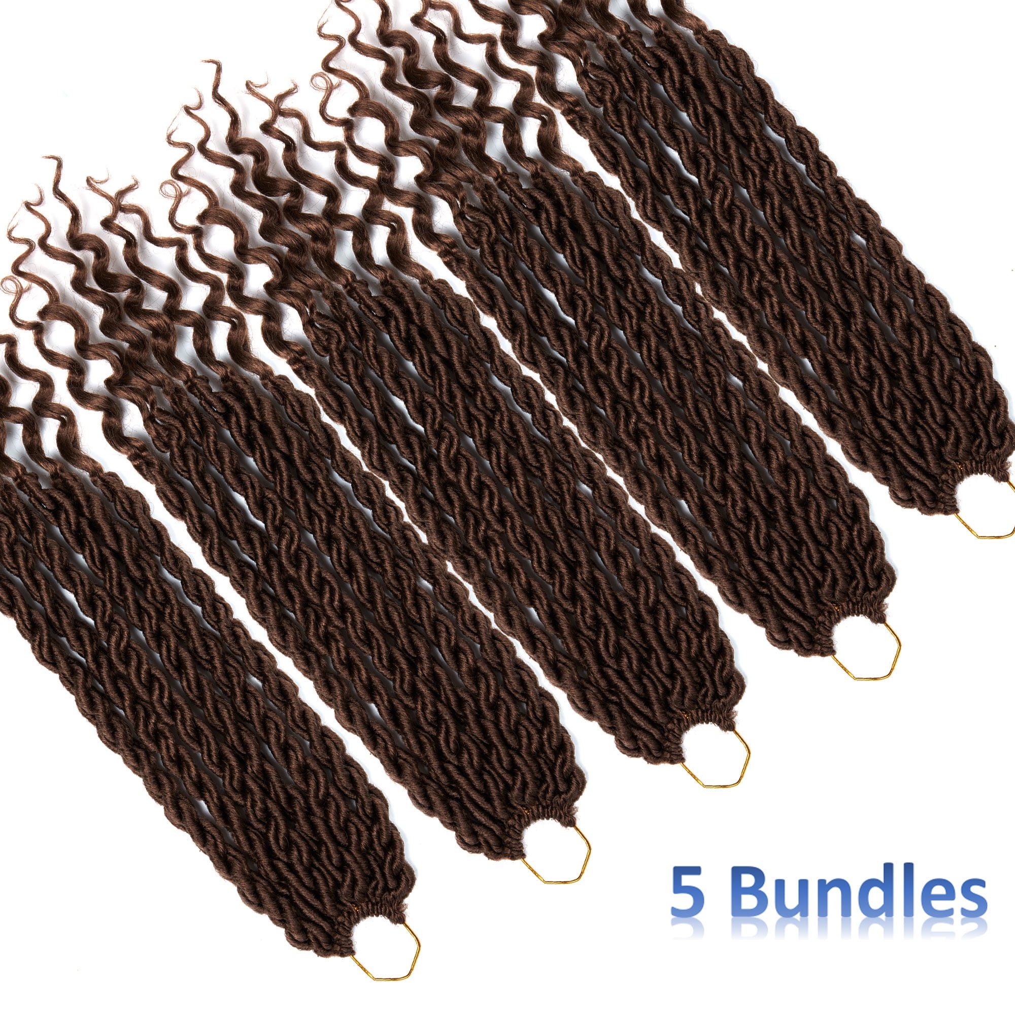 5 Bundles Pre-stretched Braiding Hair Professional Crochet Hair, Ombre ...