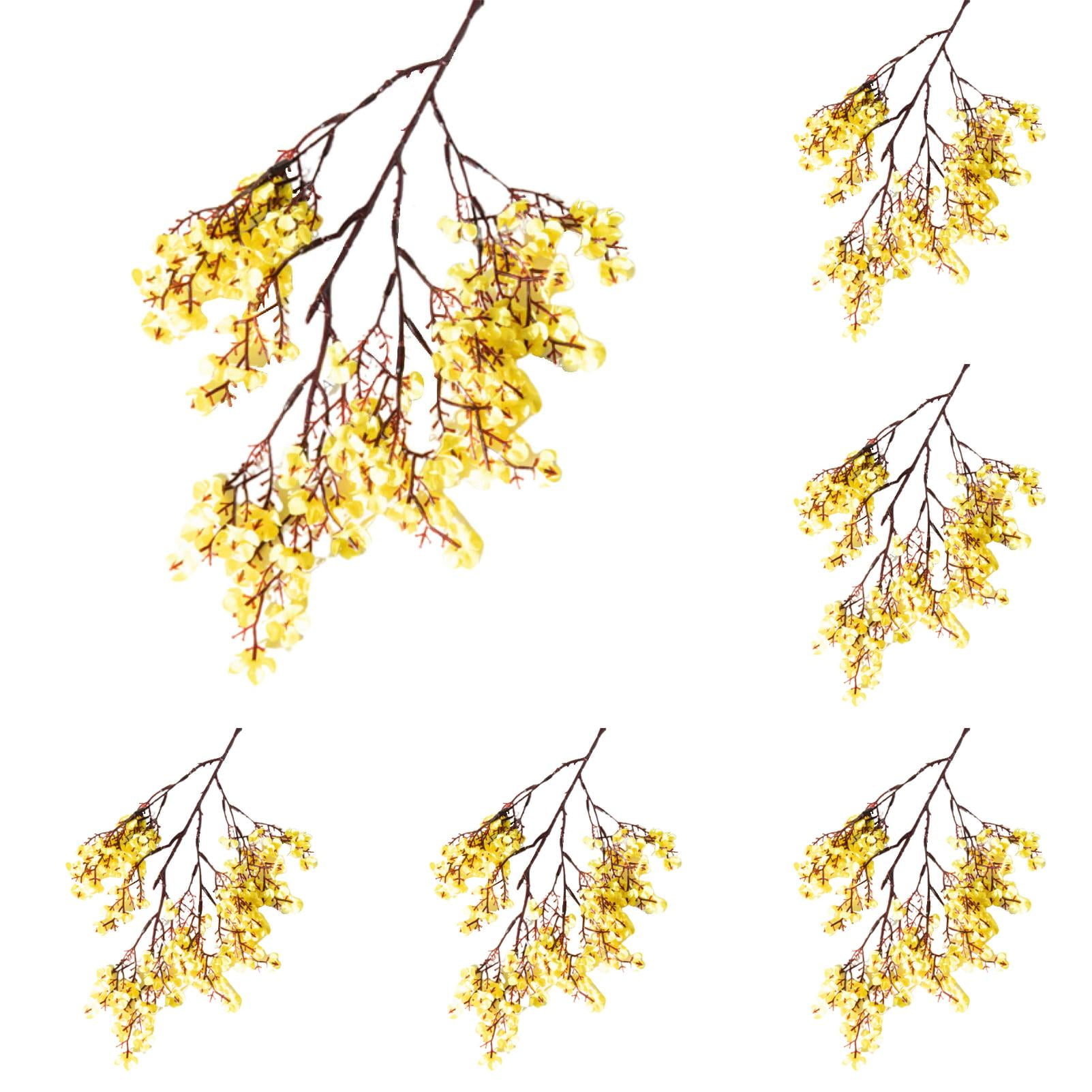 5 Bundles Sky Blue Baby Breath Artificial Flowers – Lifelike Silk ...