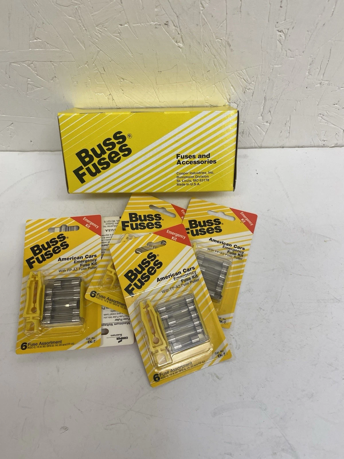 5 Buss Fuse Ek7 American Emergency Kits - Glass Tube Type Free Ship ...