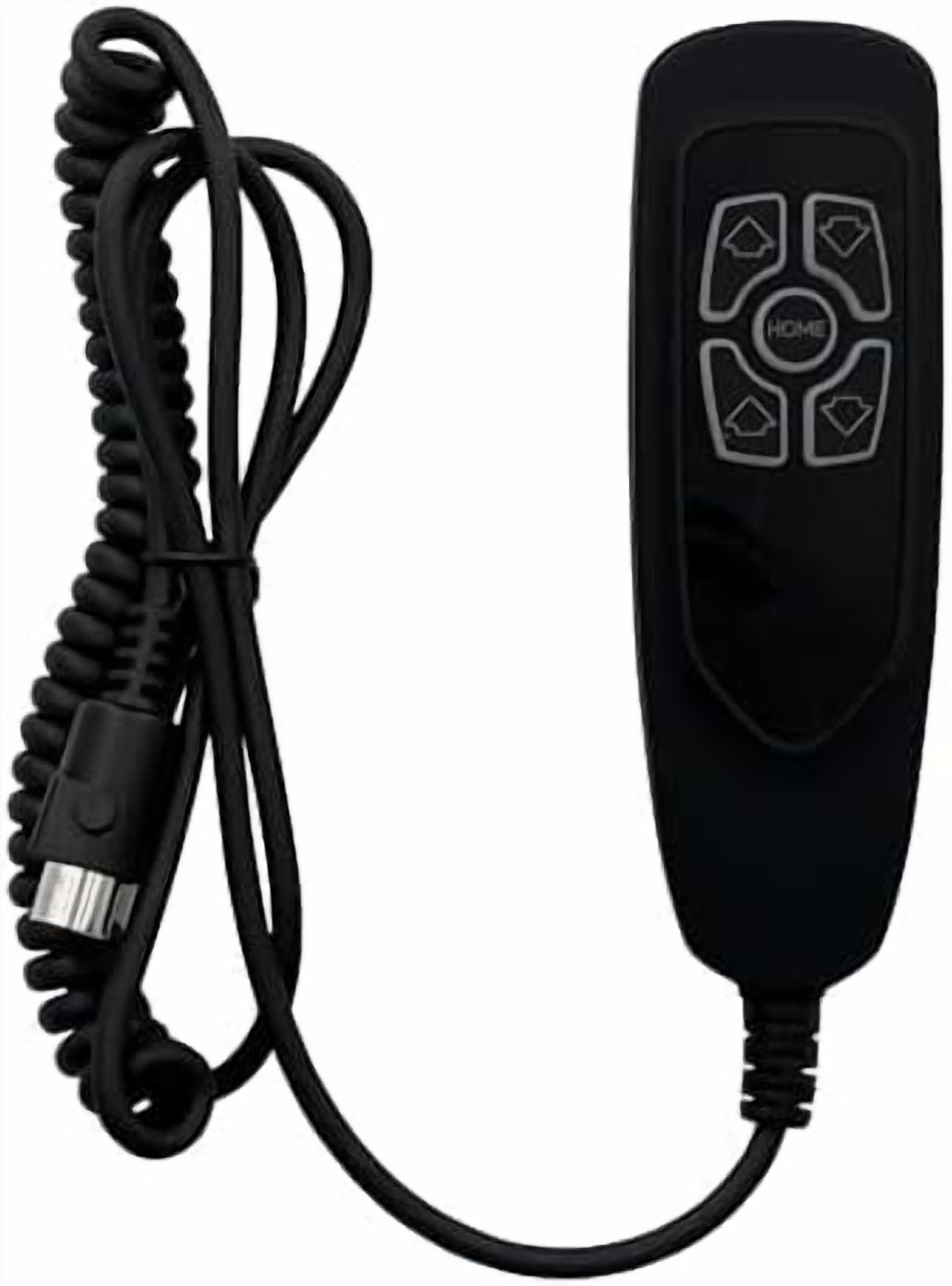 5 Button 5 Male Pin Remote Hand Control with USB A C Ports and ...