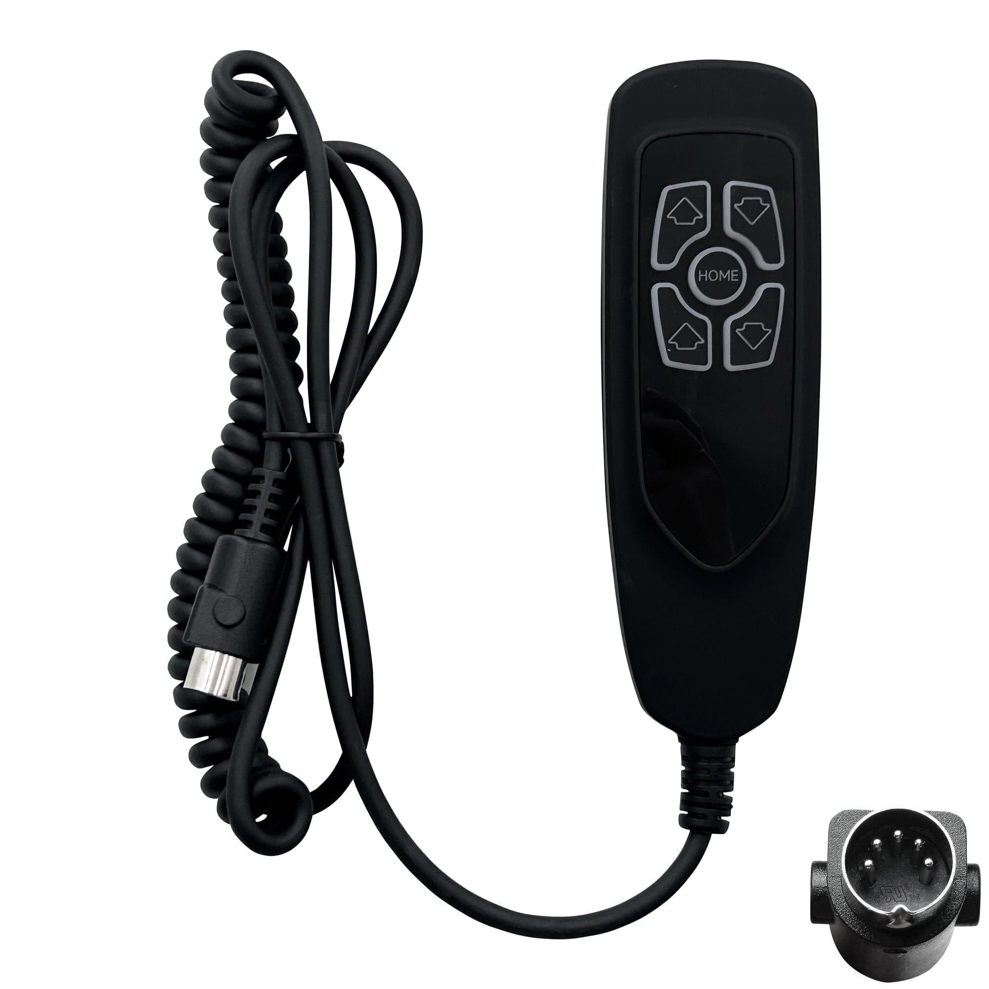 5 Button 5 Pin Remote Hand Control Replacement with USB A C Ports for ...