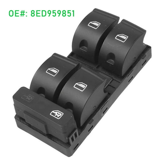 5 Button Driver Side Electric Master Window Control Switch for Audi A4 ...