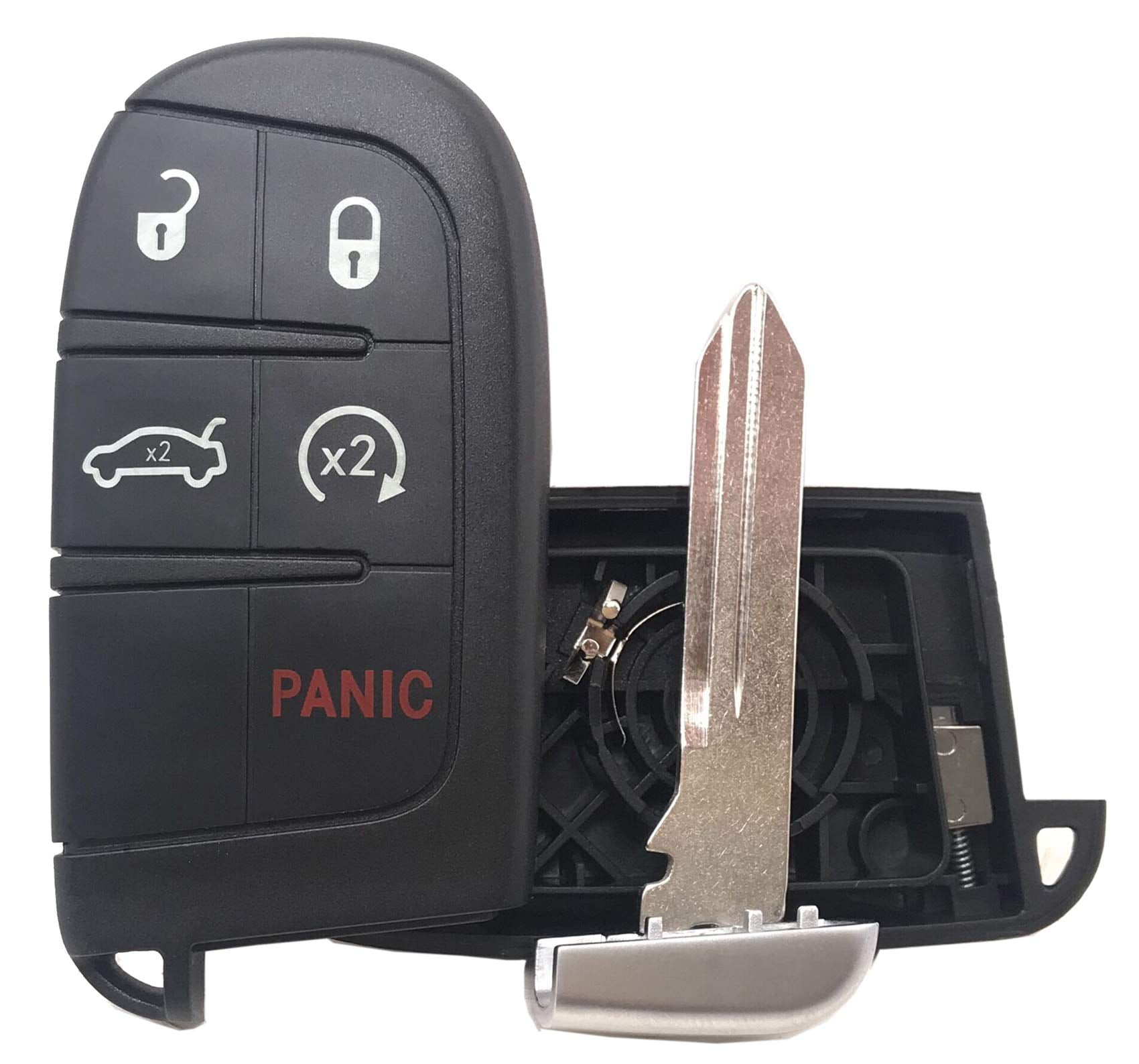 5 Buttons Remote Smart Key Fob Shell Case Fit for Jeep Grand Cherokee ...