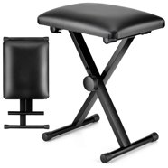 Donner Duet Piano Bench with Storage, Solid Wooden Keyboard Chair, High ...