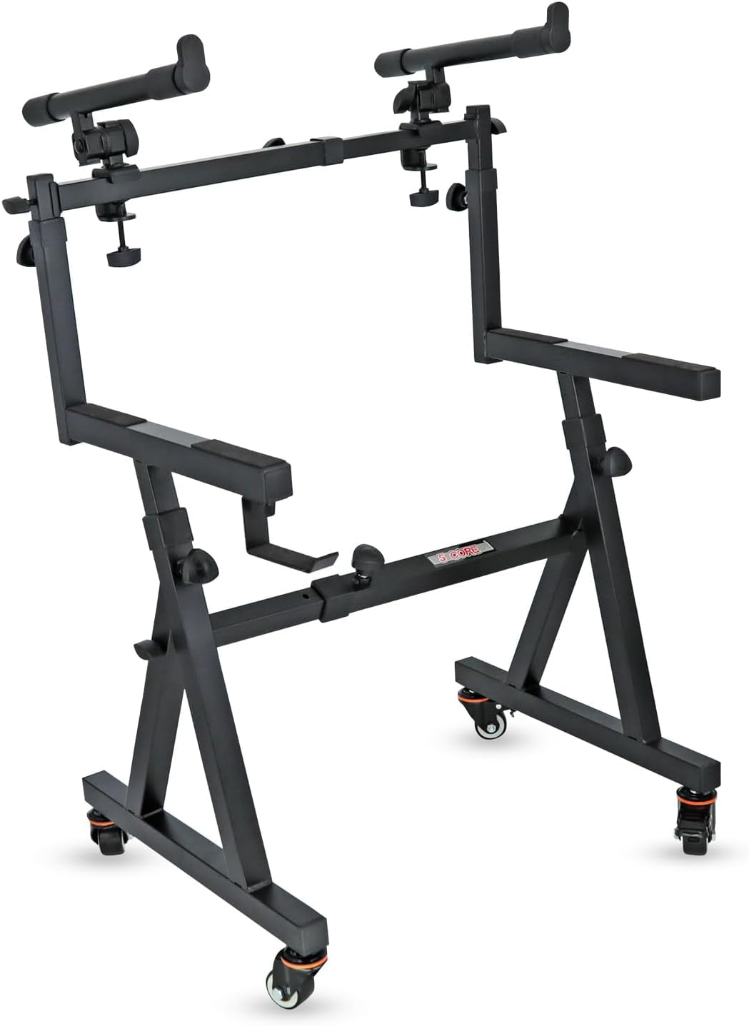 5 CORE Keyboard Stand 2 Tier Z Style Adjustable Electric Piano Riser ...