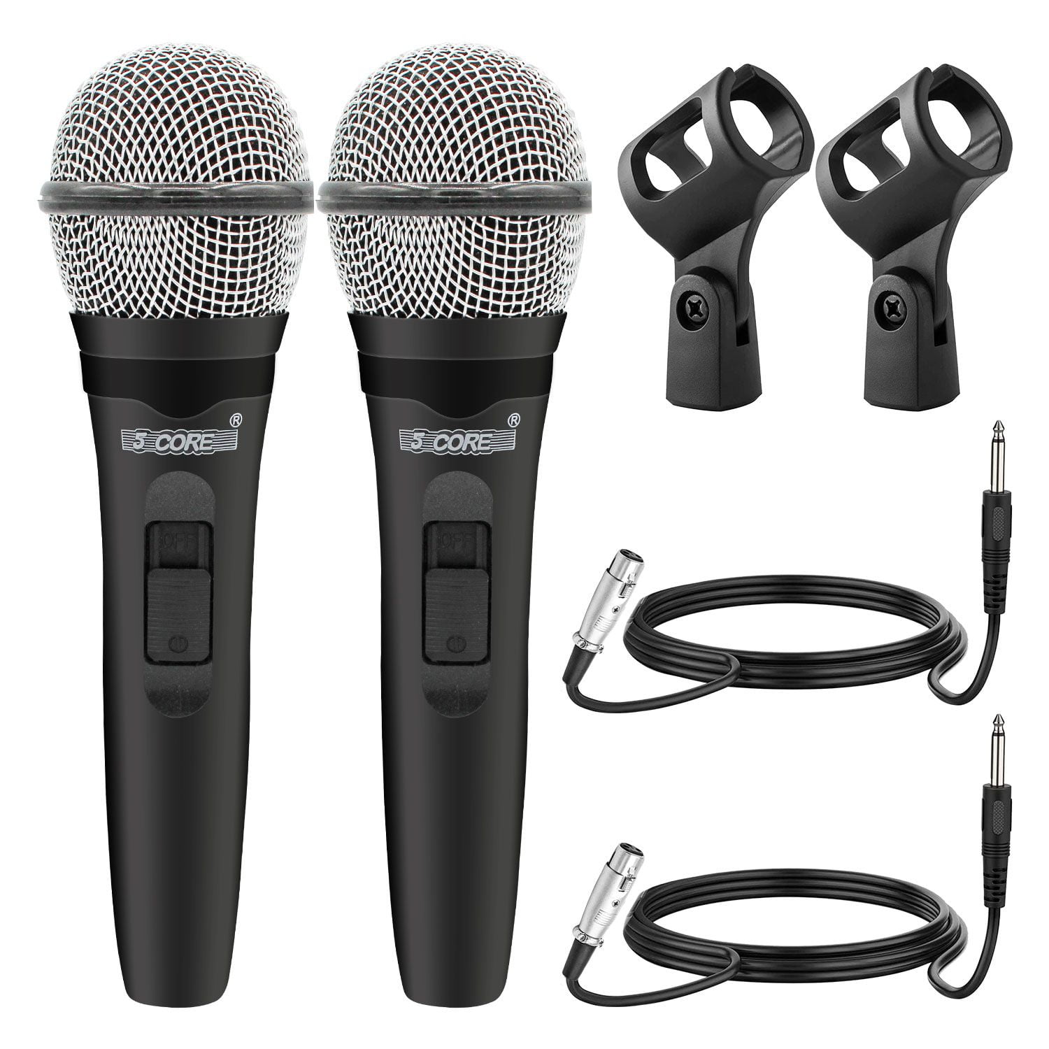 5 CORE Microphone Dynamic Vocal Handheld Mic Cardioid Unidirectional ...