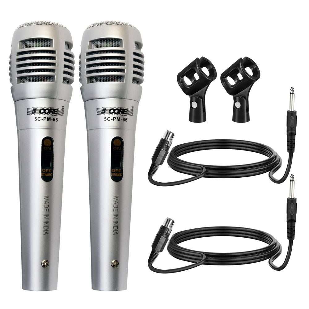 5 CORE Microphone Dynamic Vocal Handheld Mic Cardioid Unidirectional ...