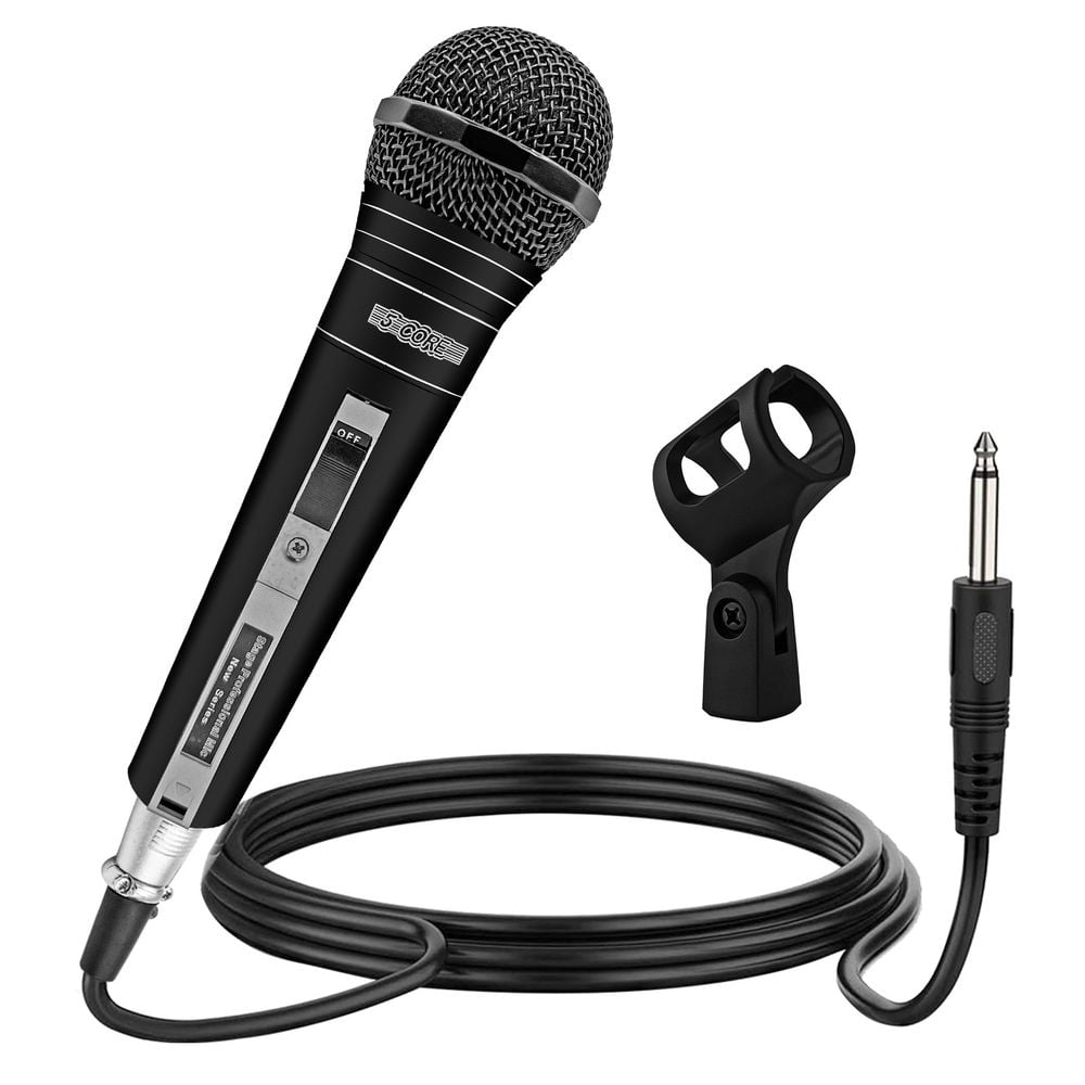 5 CORE Microphone Dynamic Vocal Handheld Mic Cardioid Unidirectional ...
