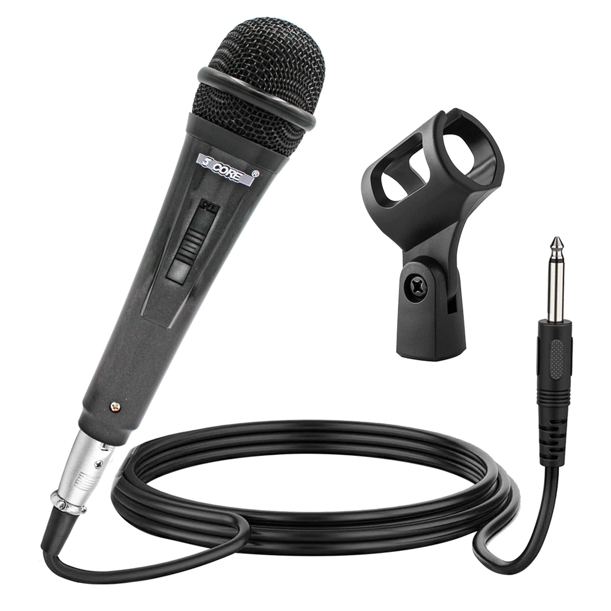 5Core XLR Microphone Dynamic Mic Karaoke Singing Studio Mics Handheld ...