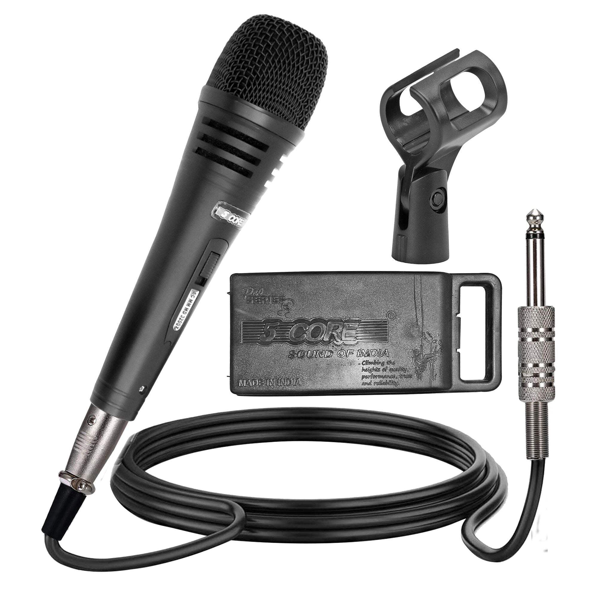 5 CORE Professional Dynamic Vocal Microphone Neodymium Cardioid ...
