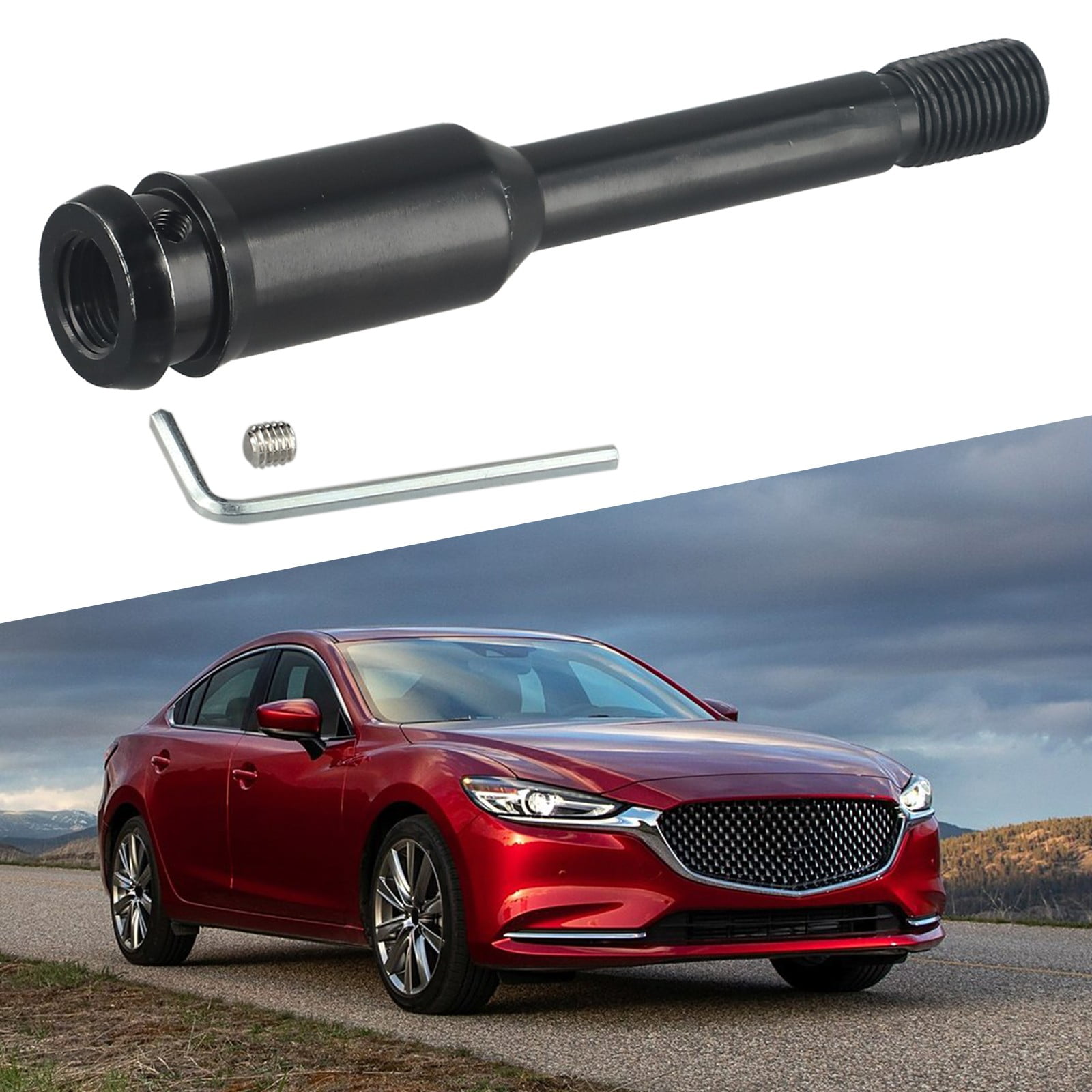 5 Car Shift Knob Extender Straight Gear Shifter Lever Extension For T4 ...