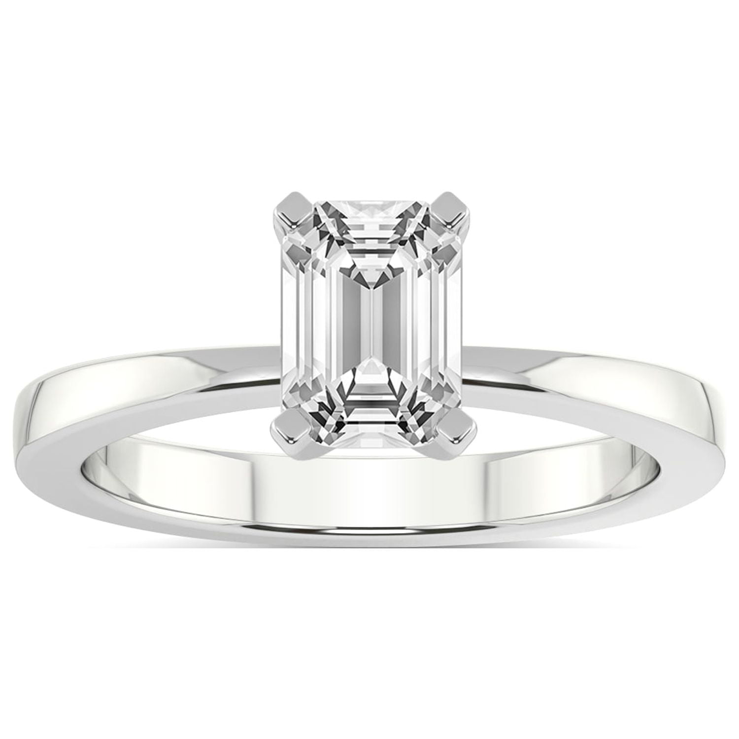 5 Carat IGI Certified Emerald Shape Lab Grown Diamond Engagement Ring ...