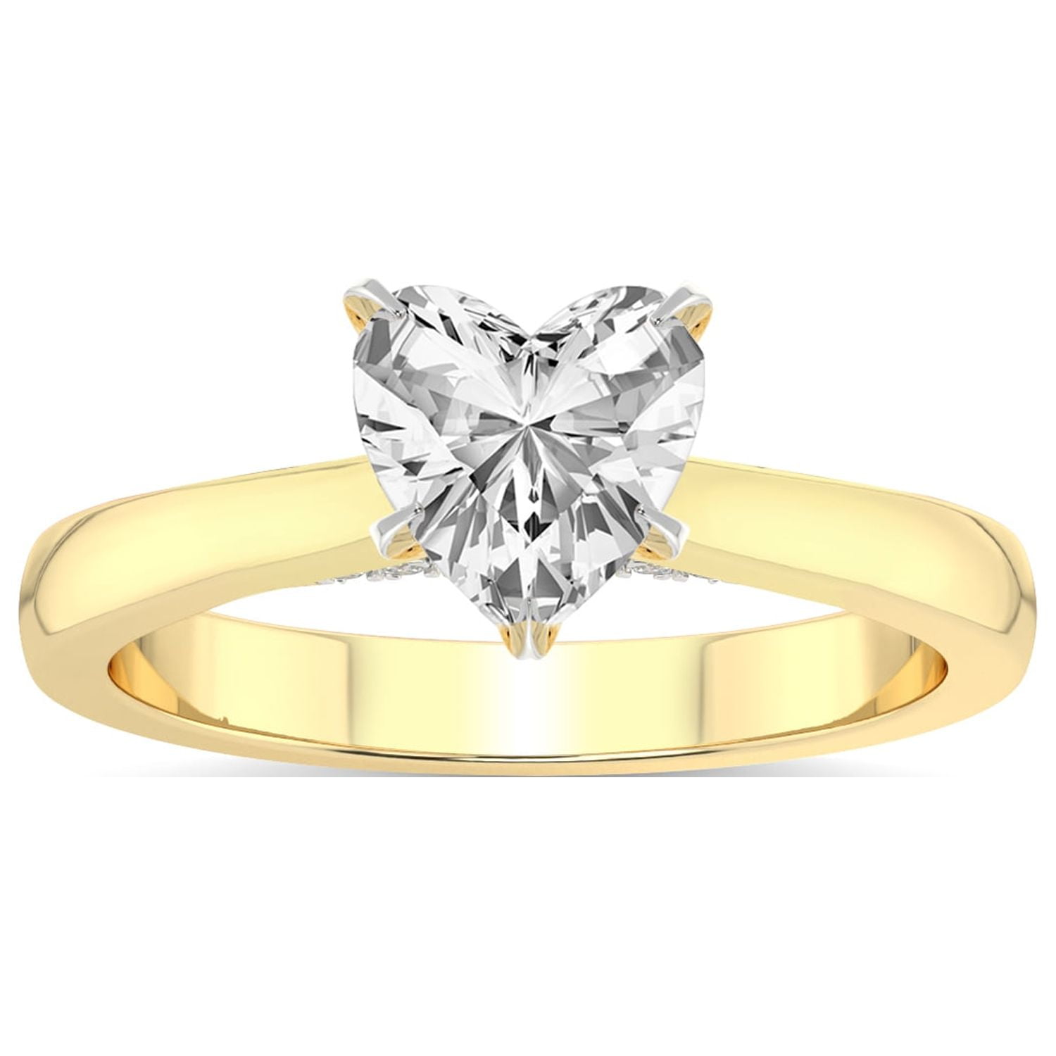 5 Carat IGI Certified Heart Shape Lab Grown Diamond Engagement Ring ...