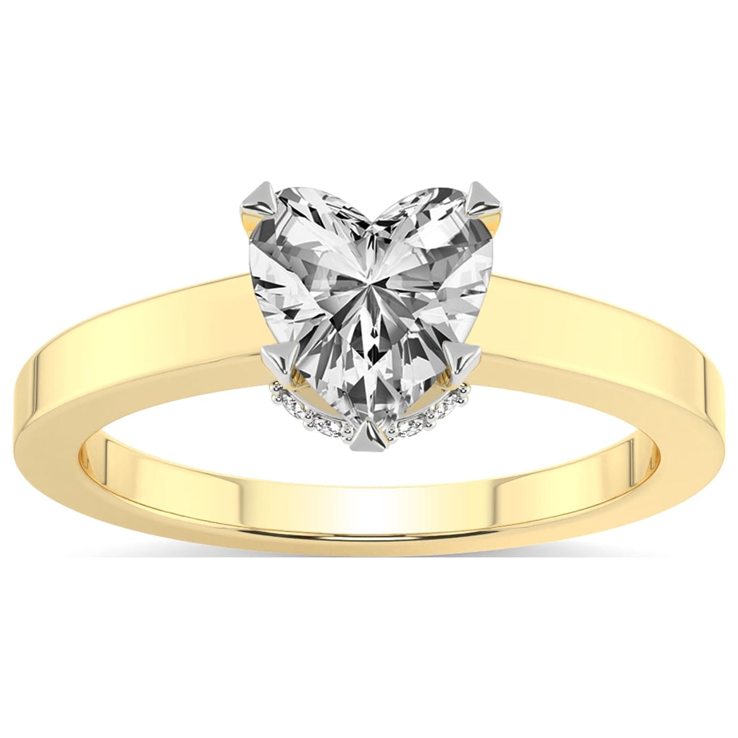 5 Carat IGI Certified Heart Shape Lab Grown Diamond Engagement Ring ...
