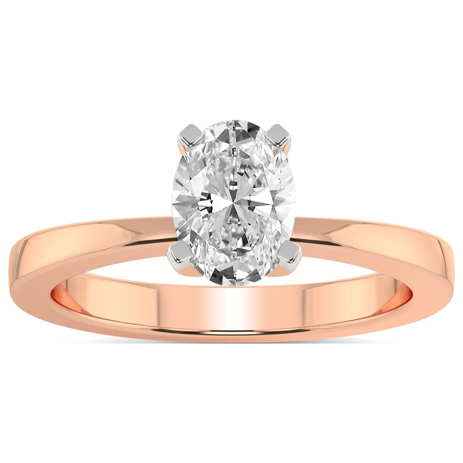 5 Carat IGI Certified Oval Shape Lab Grown Diamond Engagement Ring ...