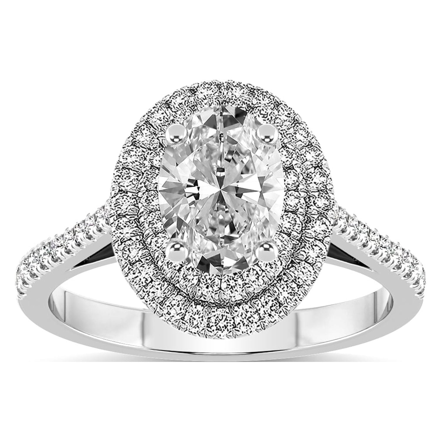 5 Carat IGI Certified Oval Shape Lab Grown Diamond Engagement Ring ...
