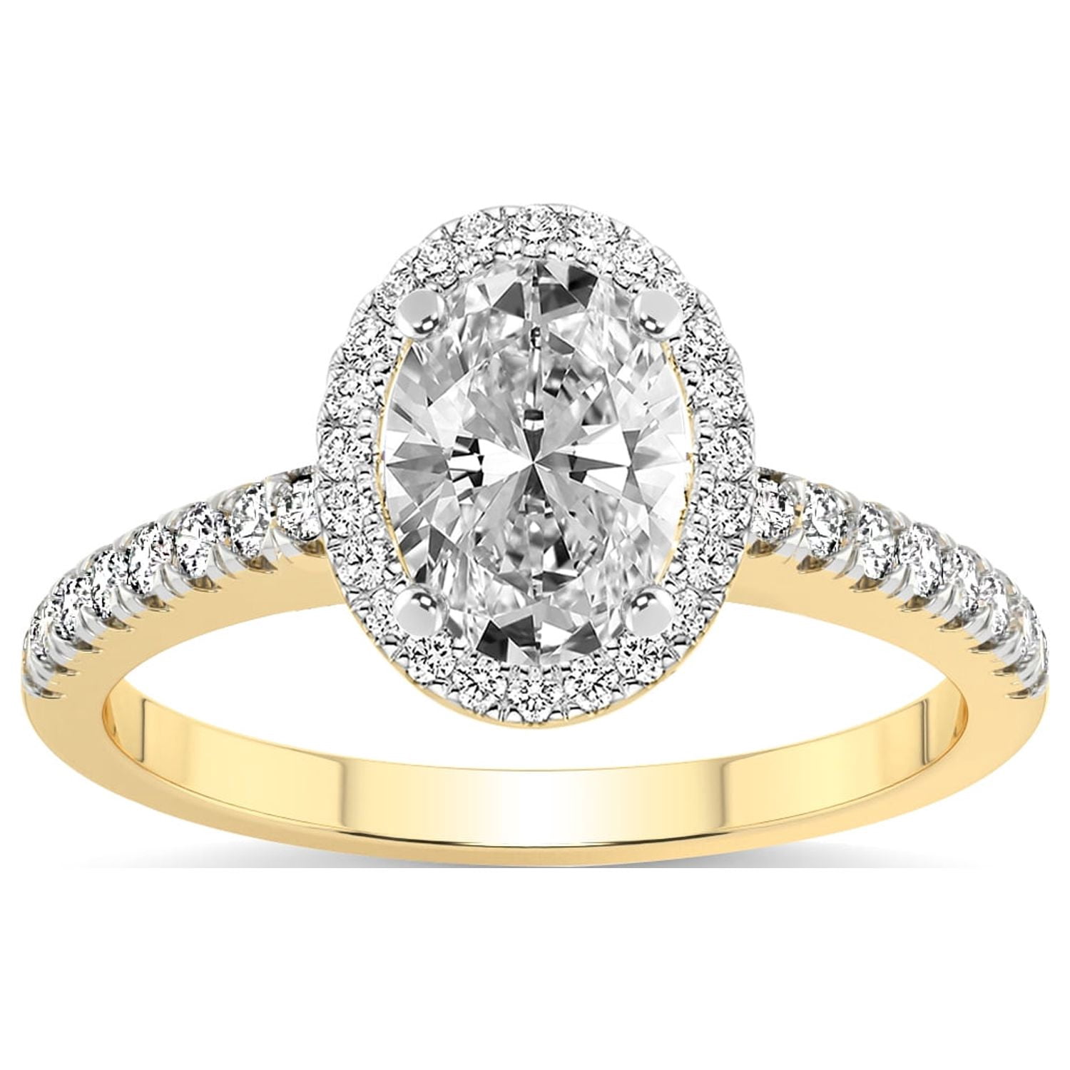 5 Carat IGI Certified Oval Shape Lab Grown Diamond Engagement Ring ...