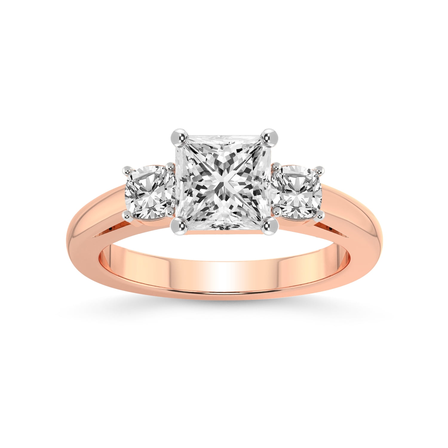 5 Carat IGI Certified Princess Shape Lab Grown Diamond Engagement Ring ...