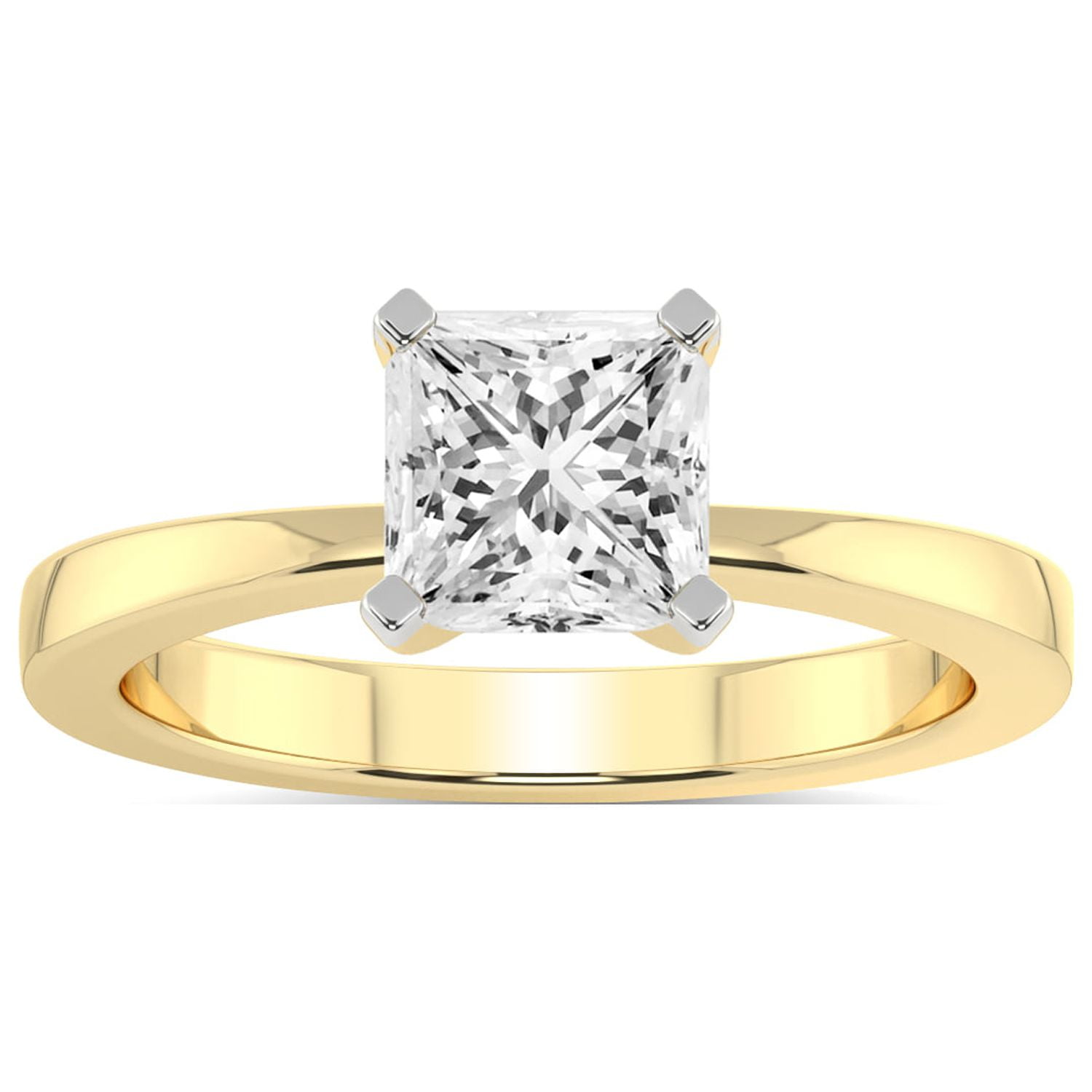 5 Carat IGI Certified Princess Shape Lab Grown Diamond Engagement Ring ...