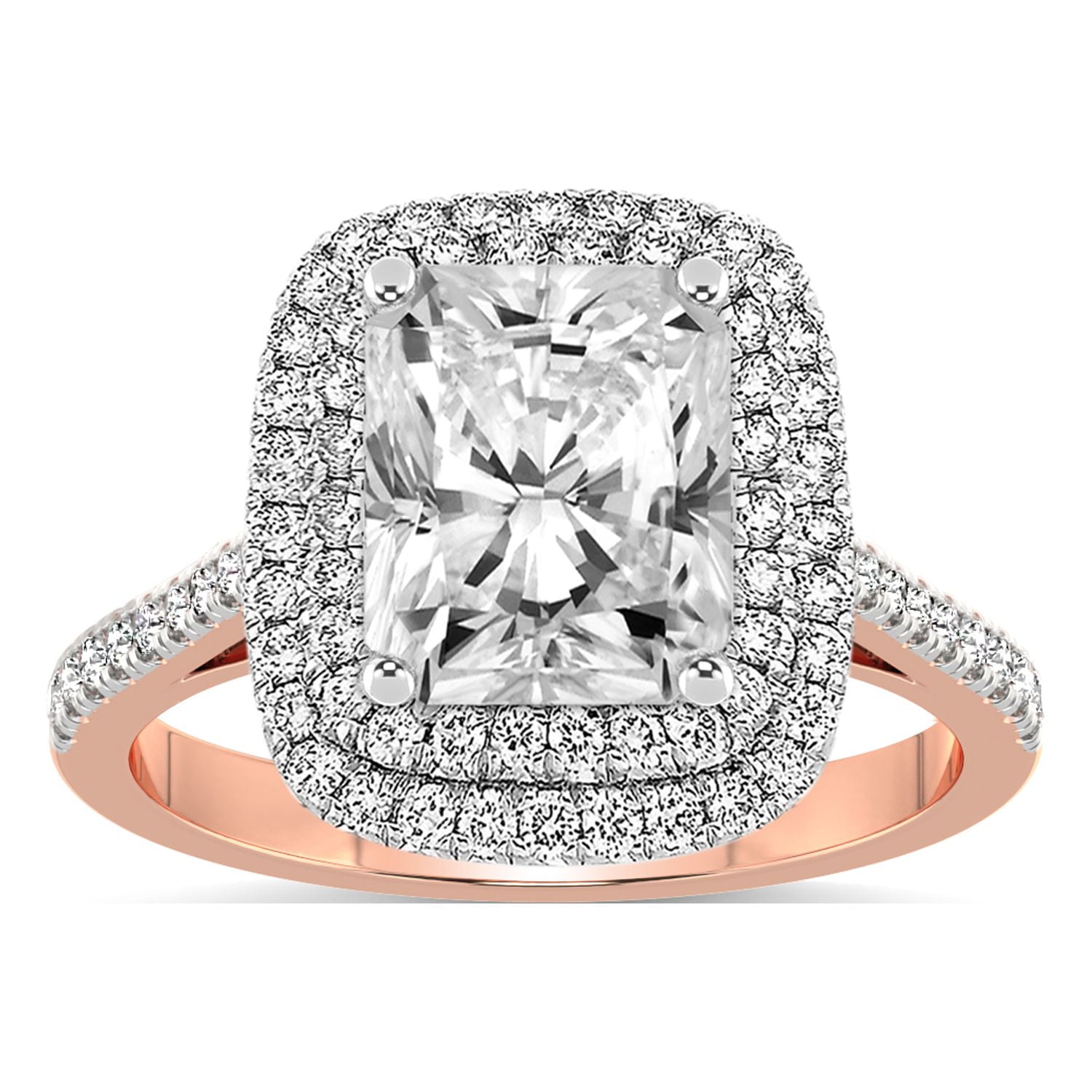 5 Carat IGI Certified Radiant Shape Lab Grown Diamond Engagement Ring ...