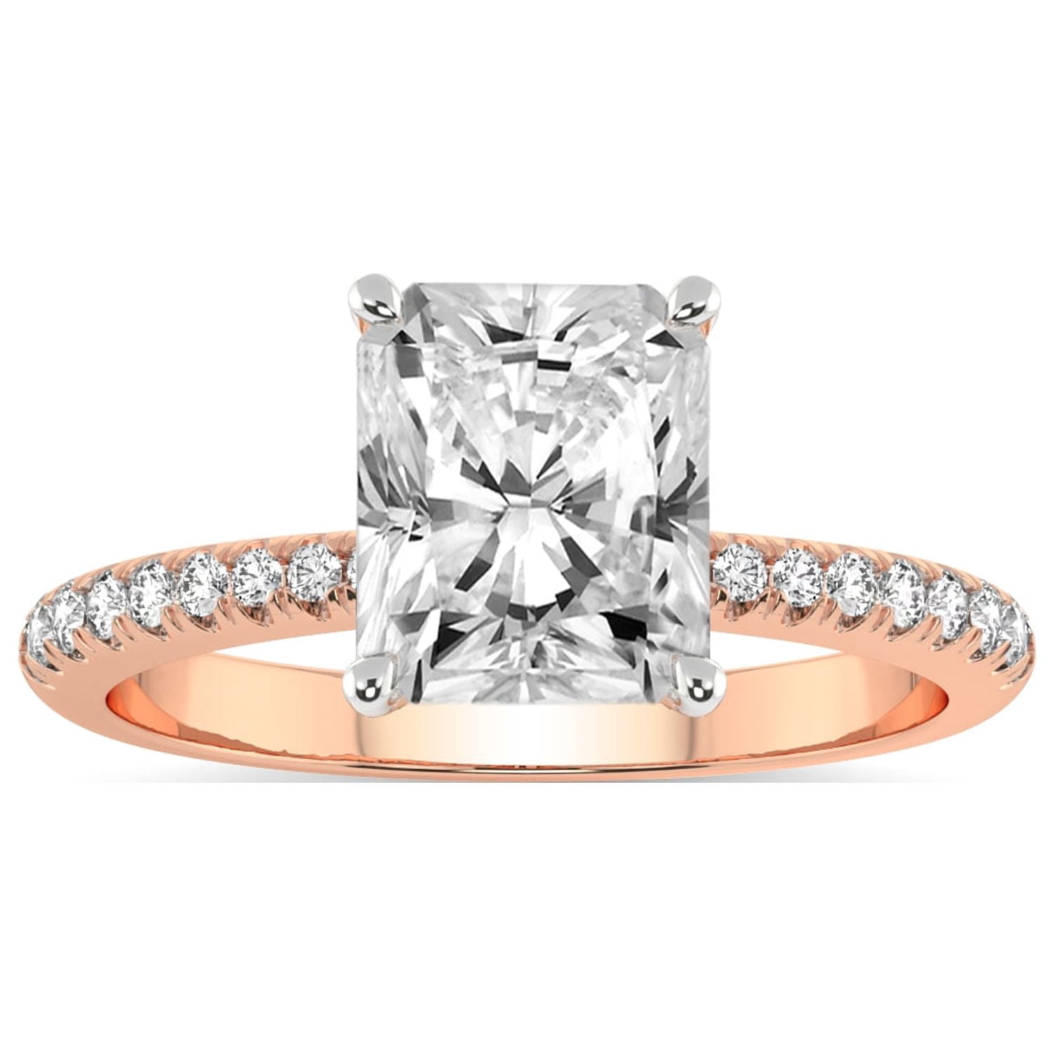 5 Carat IGI Certified Radiant Shape Lab Grown Diamond Engagement Ring ...