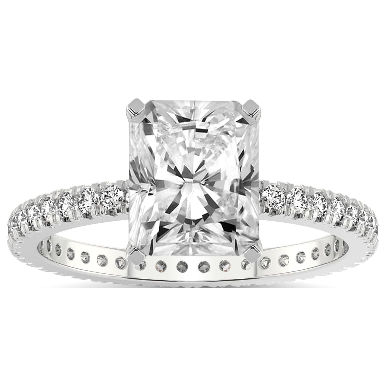 5 Carat IGI Certified Radiant Shape Lab Grown Diamond Engagement Ring ...