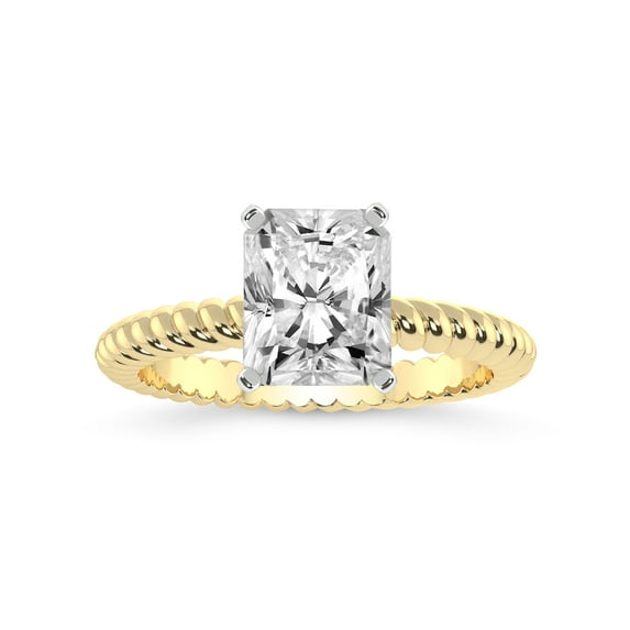 5 Carat IGI Certified Radiant Shape Lab Grown Diamond Engagement Ring ...