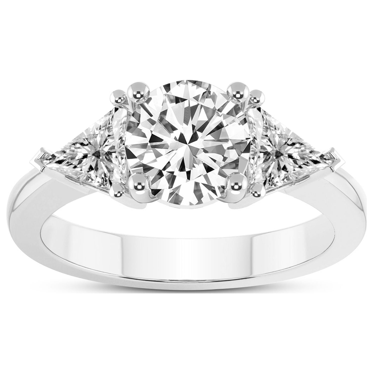 5 Carat IGI Certified Round Shape Lab Grown Diamond Engagement Ring ...